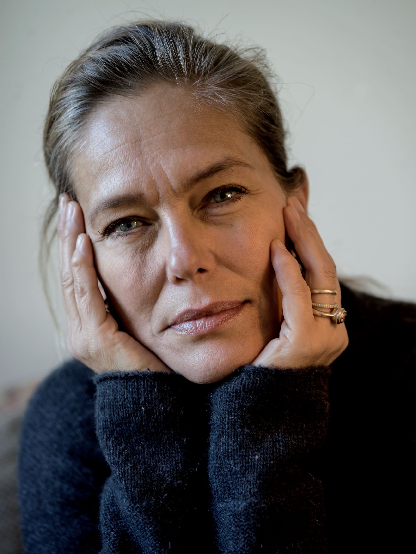 Renée Toft Simonsen var med til barnebarnets fødsel. Navnet er helt ...